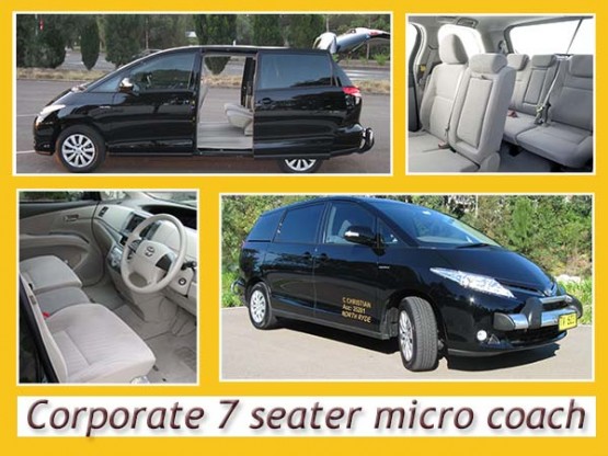 7 Seater Micro Coach | Tarago Hire Sydney